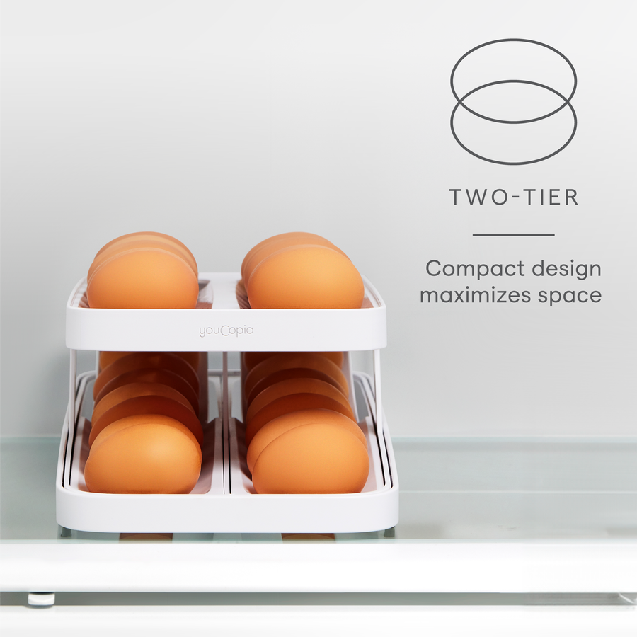 YouCopia – RollDown® Egg Dispenser, Double-Track