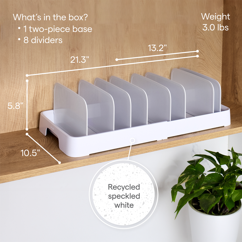 StoraLid® Expandable Container Lid Organizer, 40 Lid – YouCopia